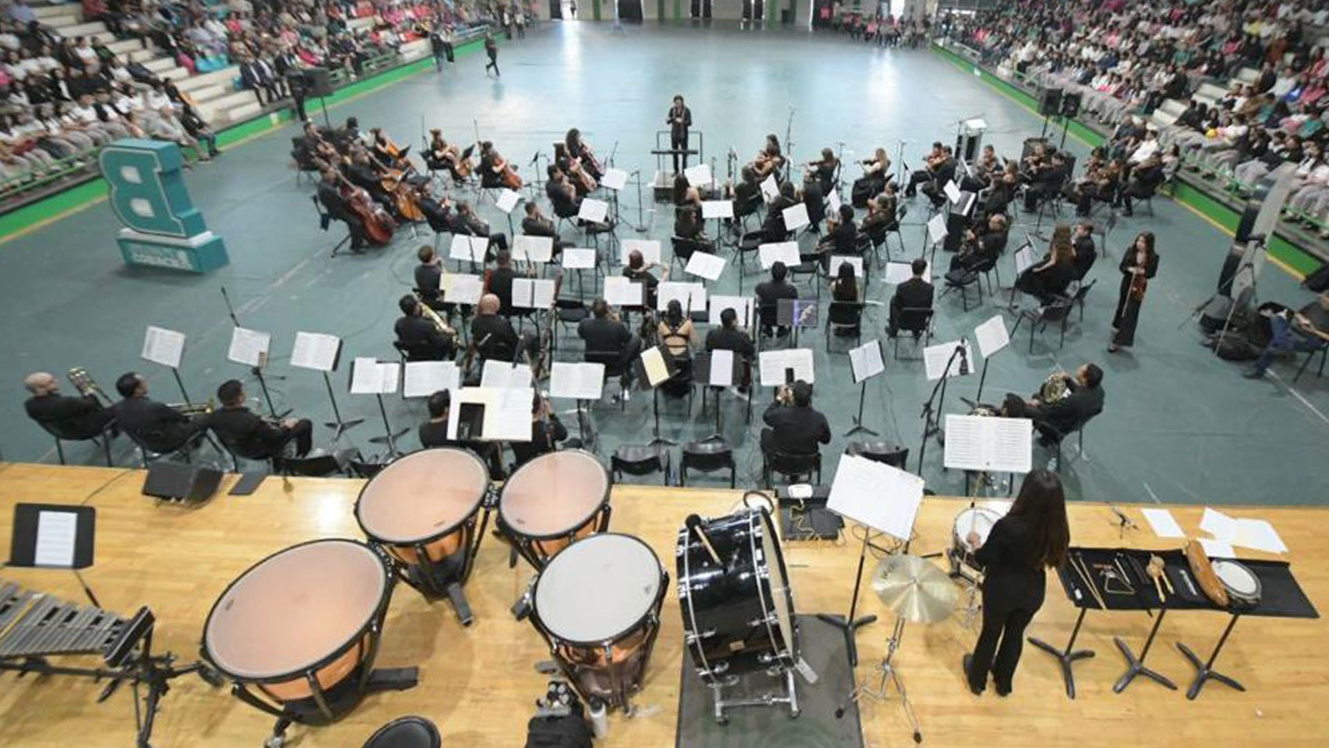 Ofrecen concierto en conjunto las Orquestas Sinfónicas de la UACH y COBACH.