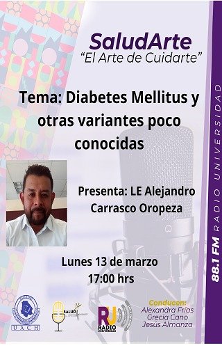 Programa Saludarte "El Arte de Cuidarte" 13 marzo