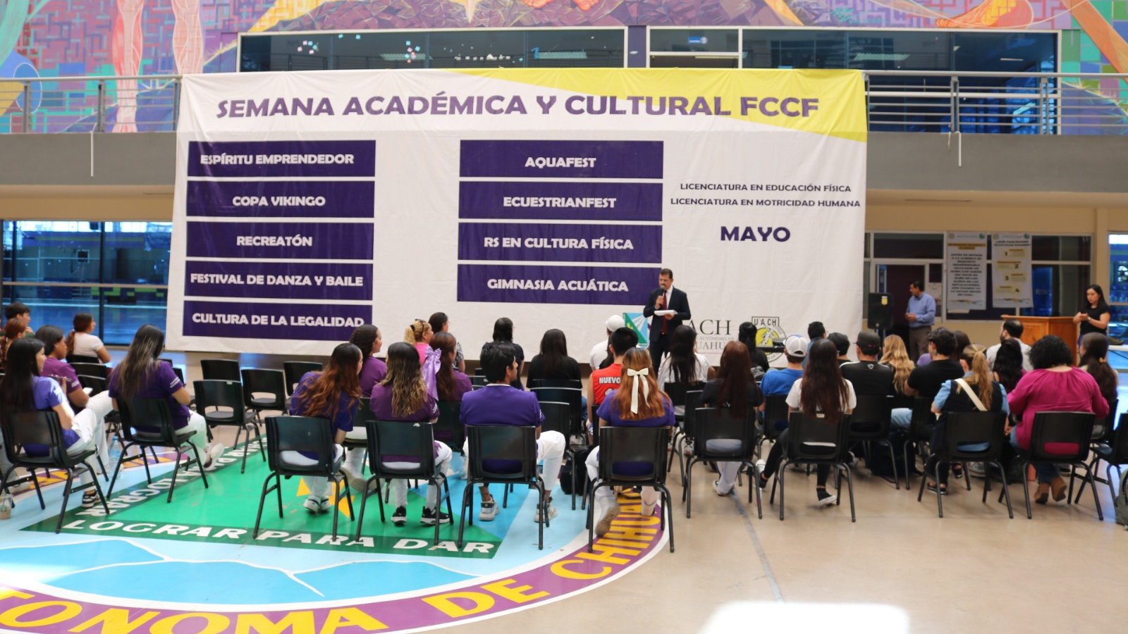 Arranca la 7ª. Semana Académica Cultural y Deportiva de FCCF-UACH